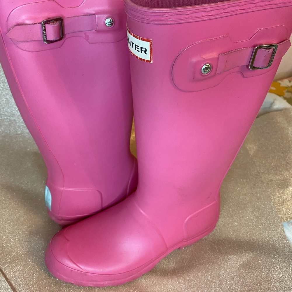 Pink Hunter Boots - Gem